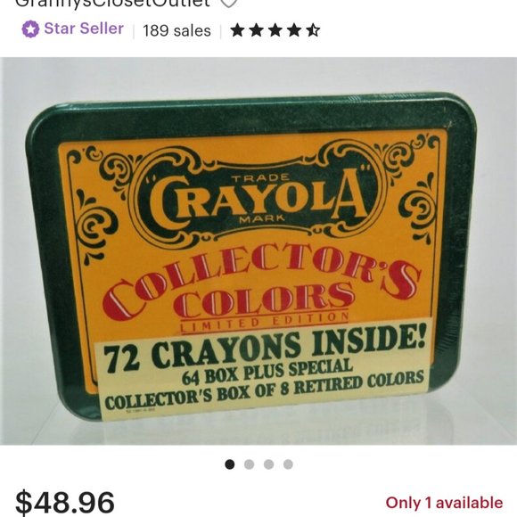 Crayola | Accessories | Vintage Colors Crayola Crayons Collection Plus ...